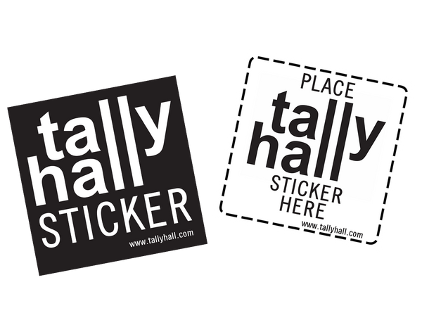 Tally Hall Sticker Dual Sticker Set – Needlejuice Records