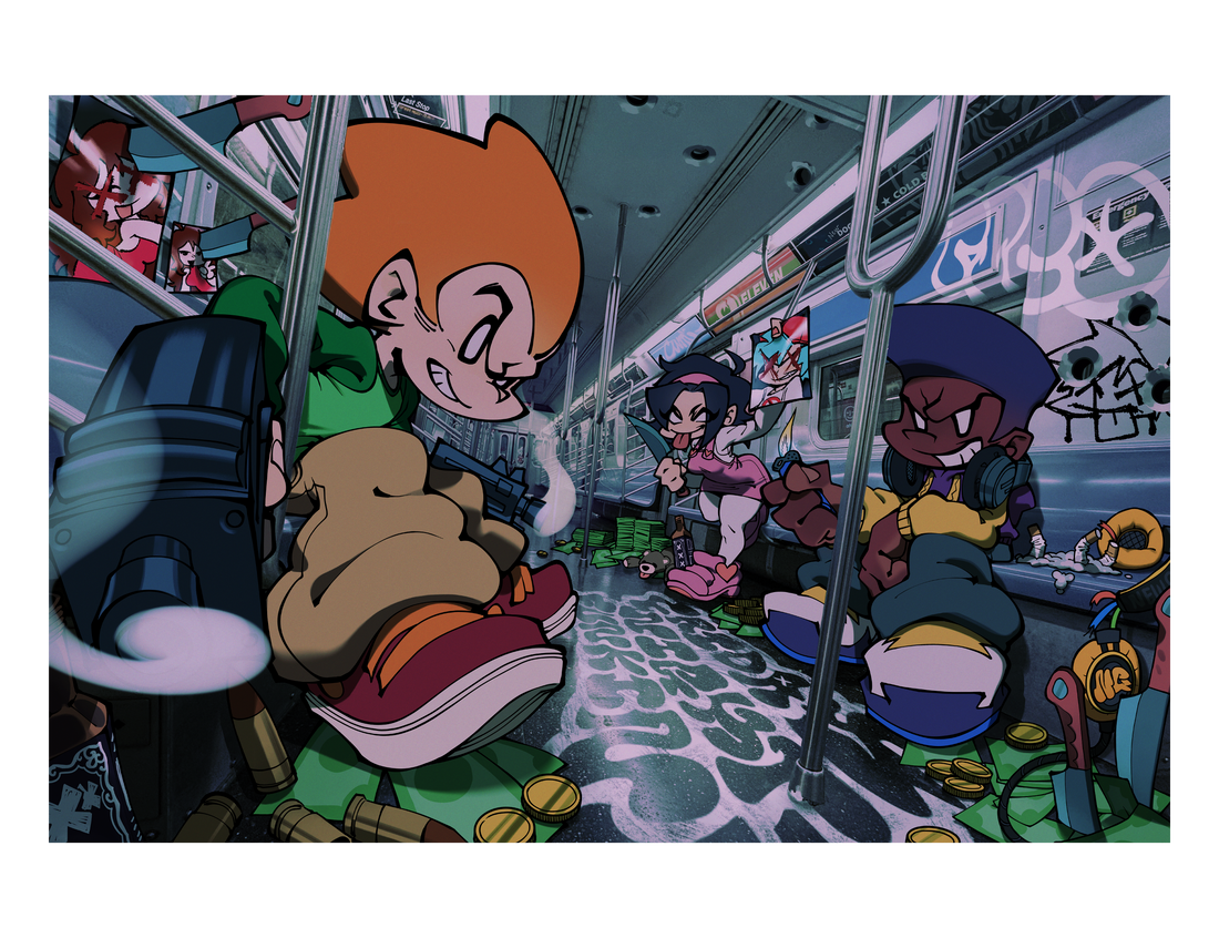 Friday Night Funkin' Pico Underground Poster – Needlejuice Records